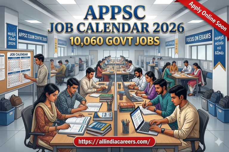 APPSC Job Calendar 2026: 10060 Posts Notification Dates